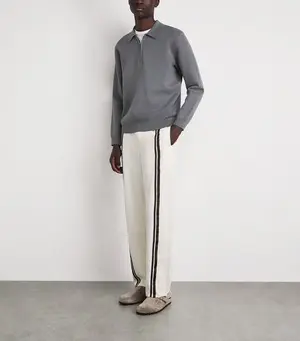 Rag & Bone Cotton Quarter-zip Polo Shirt