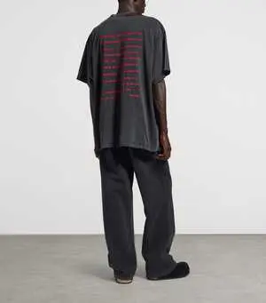 Balenciaga Cotton Dirac Formula T-shirt - Yellow