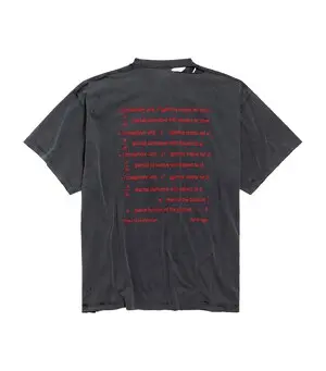 Balenciaga Cotton Dirac Formula T-shirt - Yellow