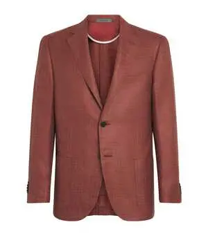 Corneliani Virgin Wool-silk-linen Blazer