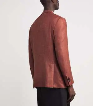 Corneliani Virgin Wool-silk-linen Blazer