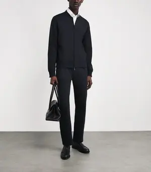 Corneliani Cotton-blend Sweatpants - Navy