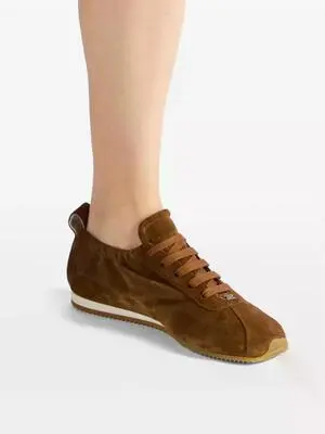 Casadei Laces Suede Sneakers
