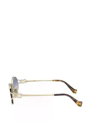 Miu Miu Oval-frame Sunglasses