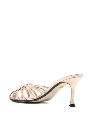 ALEVI MILANO Shine Strappy Heeled Sandals - Pink