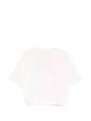 Liu Jo Cropped Cotton T-shirt