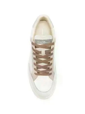 CRIME LONDON Suede Panel Sneakers