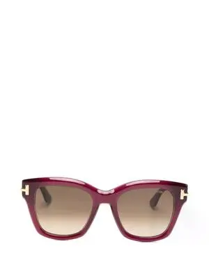 TOM FORD Geometric Sunglasses - Red
