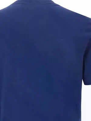 BOSS Logo-print Crew-neck T-shirt - Blue