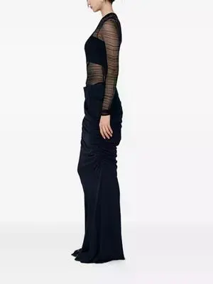 Christopher Esber Sheer-paneled Draped Top