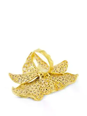 Begum Khan Zirconia Orchid Ring