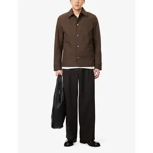 RAITH Carlos Cropped Woven Trench Jacket