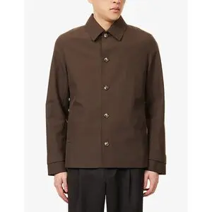RAITH Carlos Cropped Woven Trench Jacket