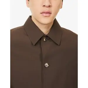 RAITH Carlos Cropped Woven Trench Jacket