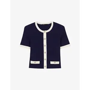 Maje Round Neck Cardigans For Women