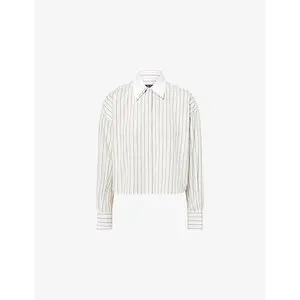Rag & Bone Marin Stripe Cotton Shirt - Crmst