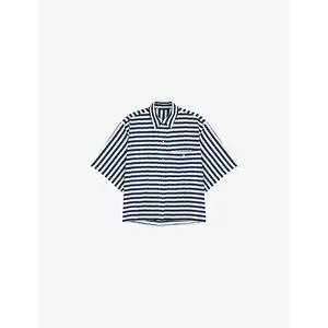 Maje Striped Woven Shirt