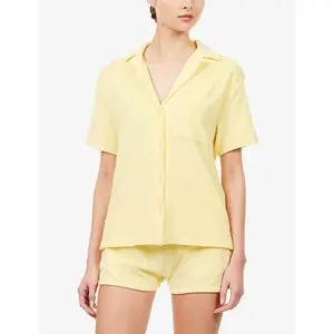 Hunza G Cuban Terry Toweling Shirt - Butter