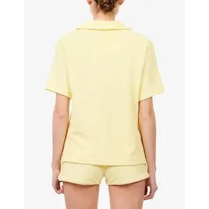 Hunza G Cuban Terry Toweling Shirt - Butter