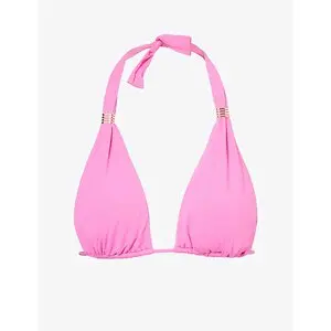 Melissa Odabash Grenada Halterneck Bikini Top Watermelon