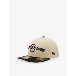 New Era 59FIFTY Chicago Cubs Woven Cap Light Beige