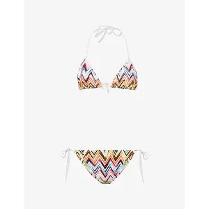 Missoni Zig Zag Raschel-Knit Bikini Set Sm9z9 Mult