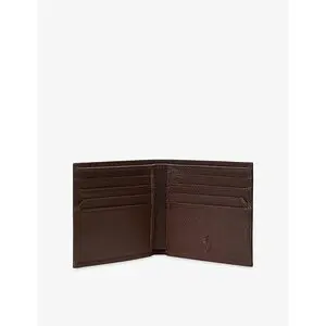Polo Ralph Lauren Logo-embossed Leather Billfold Wallet - Dark Brown