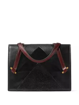 Versace Severine Python-effect Leather Shoulder Bag
