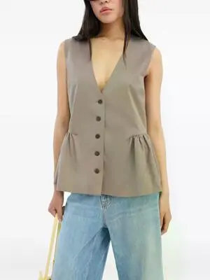 ROTATE BY BIRGER CHRISTENSEN Peplum Waistcoat