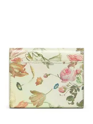 MAISON MARGIELA Floral-print Wallet - Neutrals