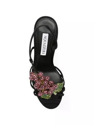 AQUAZZURA Heeled Sandals With Beaded Straps