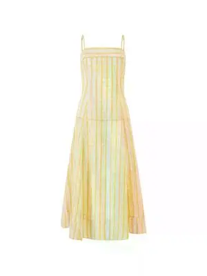 Rosie Assoulin Drop Me A Note Dress - Yellow