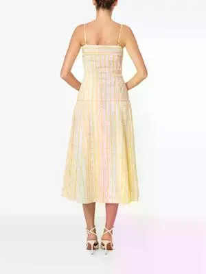 Rosie Assoulin Drop Me A Note Dress - Yellow
