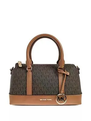 Michael Kors Small Andie Logo-charm Tote - Brown