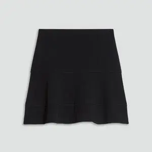 Theory Tiered Flare Mini Skirt