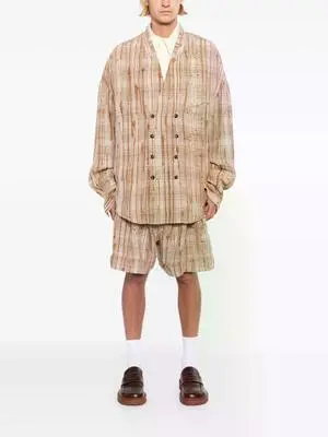 ZIGGY CHEN Plaid Shorts