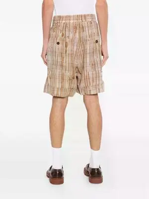 ZIGGY CHEN Plaid Shorts