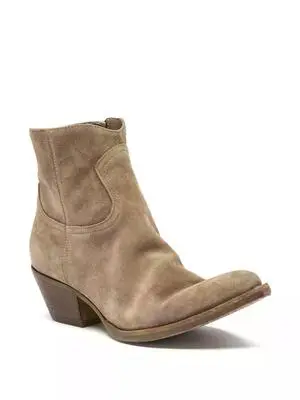 Officine Creative Wanda Suede Boots - Neutrals