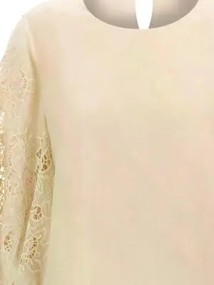 Max Mara Macramé Sleeve Blouse