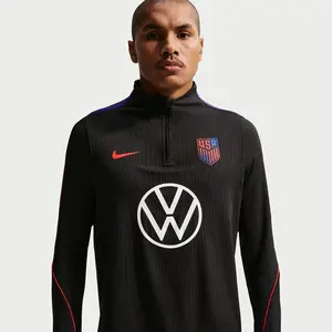 Nike Usmnt Strike Elite Dri-fit Adv Soccer Knit Drill Top - Black