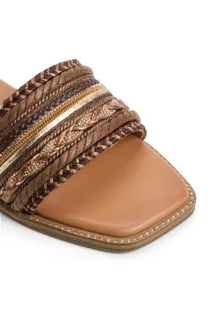 CALL IT SPRING BY ALDO Indiya Embellished Slide Sandal - Brown