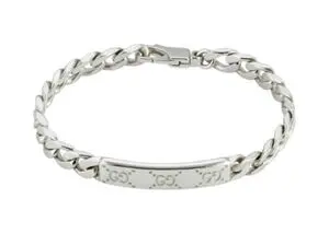 Gucci Signature Gg Tag Bracelet