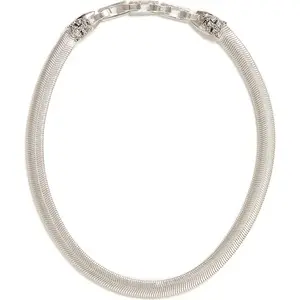 Clare V. Snake Chain Collar Necklace