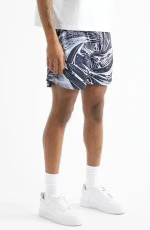 OVERTIME Splash Mesh Shorts