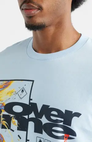 OVERTIME Splash Cotton Graphic T-shirt