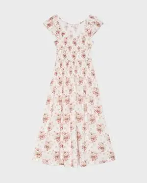 DÔEN Quinette Midi Dress - Ivory