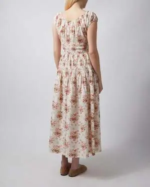 DÔEN Quinette Midi Dress - Ivory