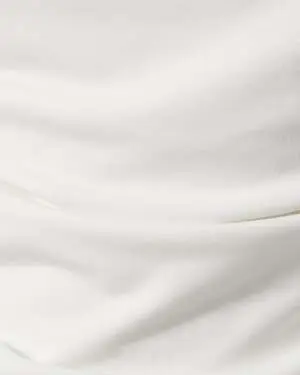 VIVEH Mirel Draped Jersey Top - Coconut