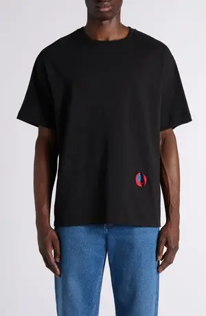 Bottega Veneta Face Embroidered Cotton Jersey T-shirt