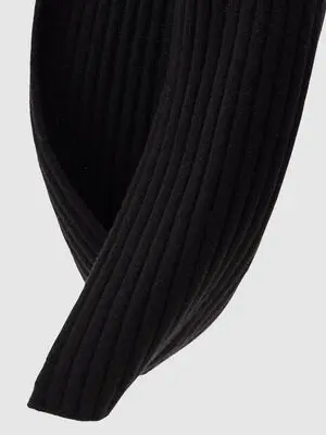 REISS Swinly Wool-blend Chunky-rib Scarf